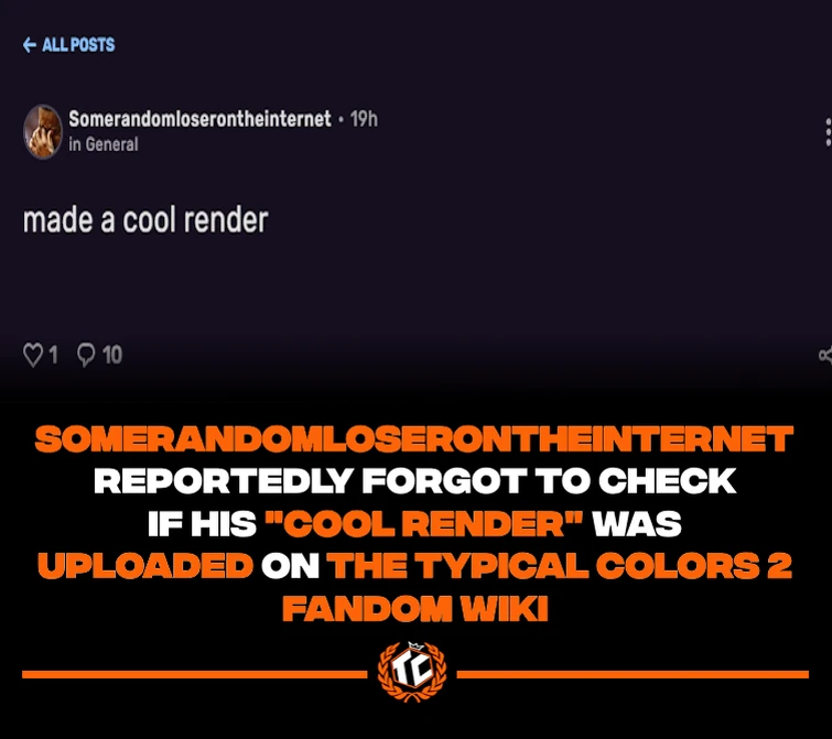 made a cool render | Fandom