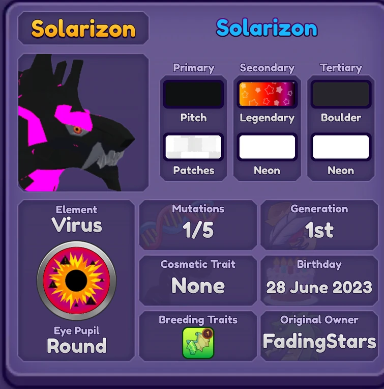 Buying LEGENDARY COLOR Solarizons | Fandom