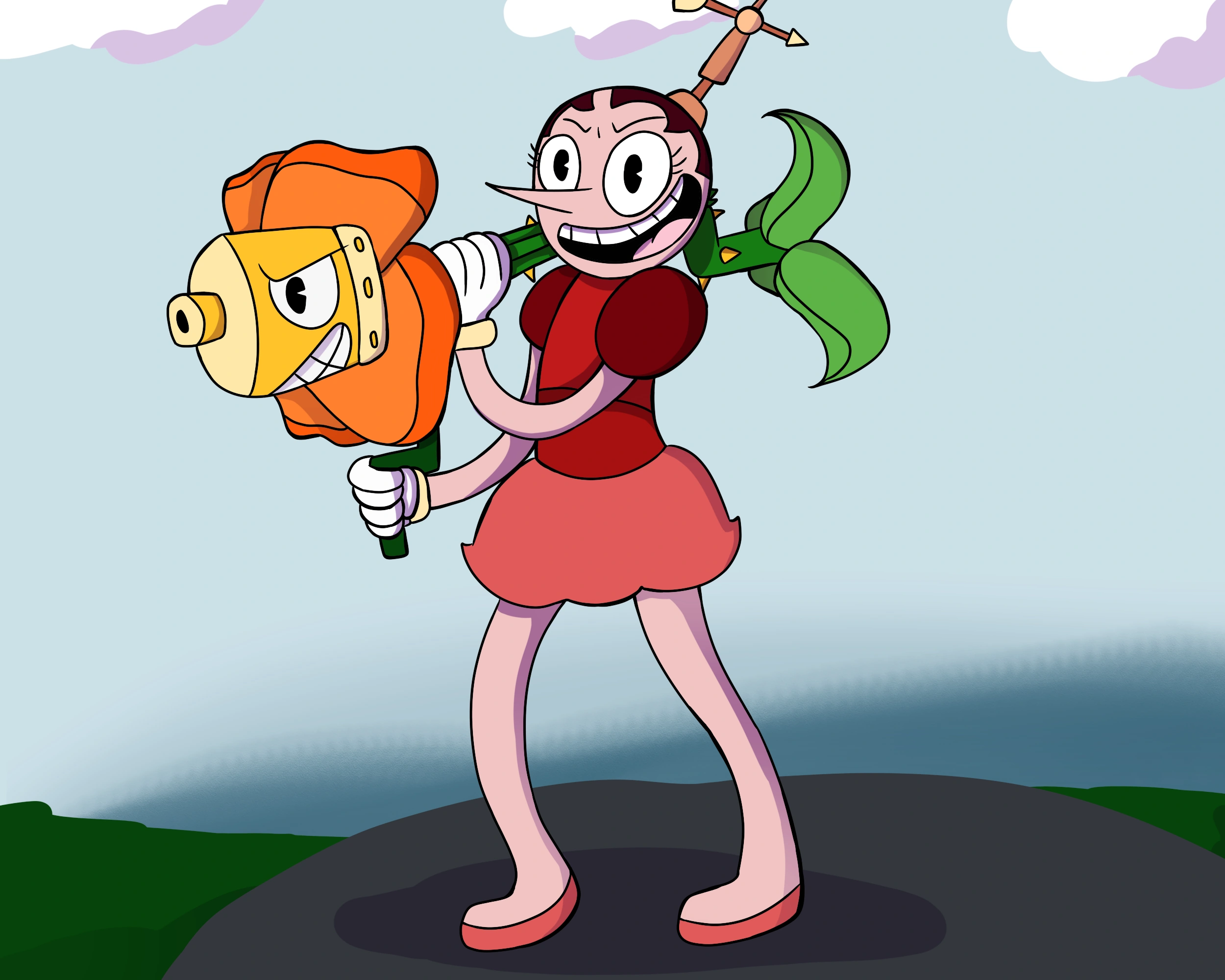 For her neutral special, she wields a gun | Fandom