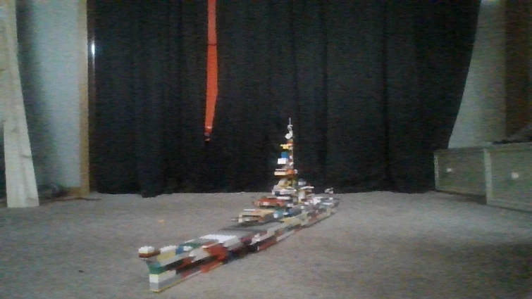 i Built USS Nevada & USS Wisconsin out of lego's (Took me 58 minutes to ...