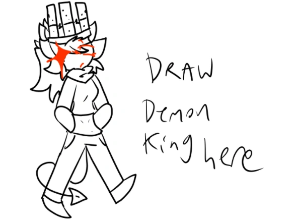 a reminder that THIS is how I draw Betrayed and you have to deal with ...