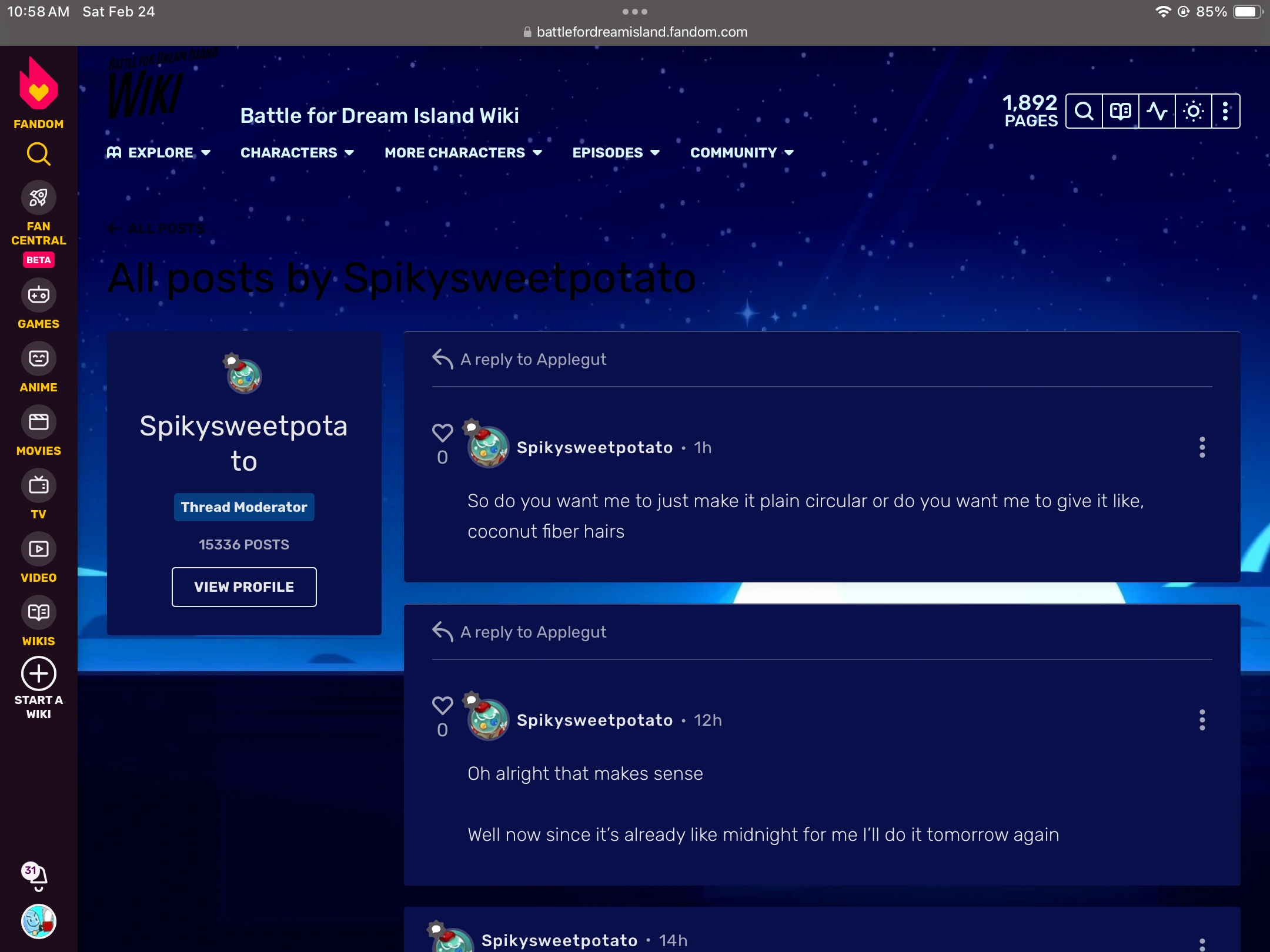 Spiky thread moderator | Fandom