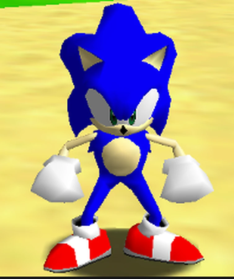 Sonic the hedgehog SM64 model | Fandom