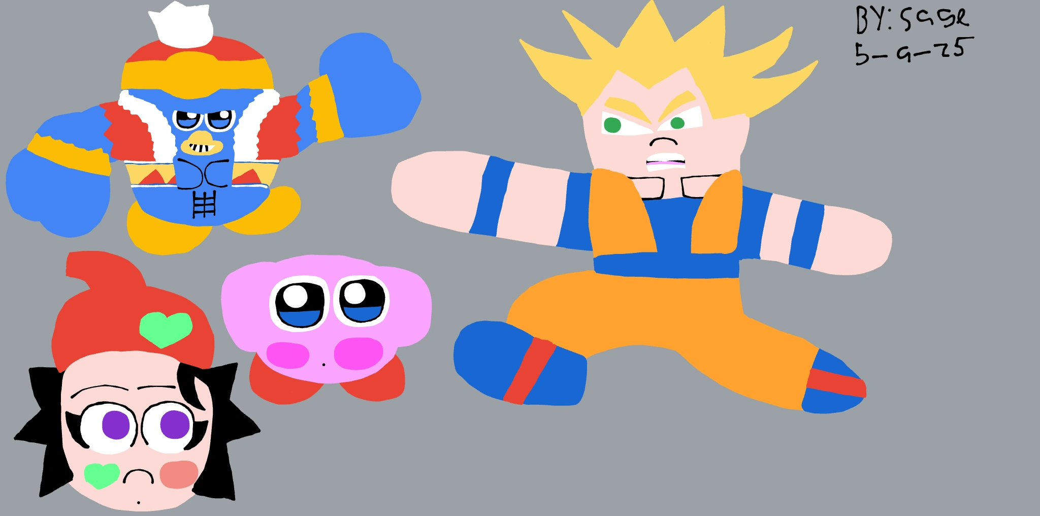 So, Super Smash Flash 2 added King Dedede, so I drew this to celebrate ...