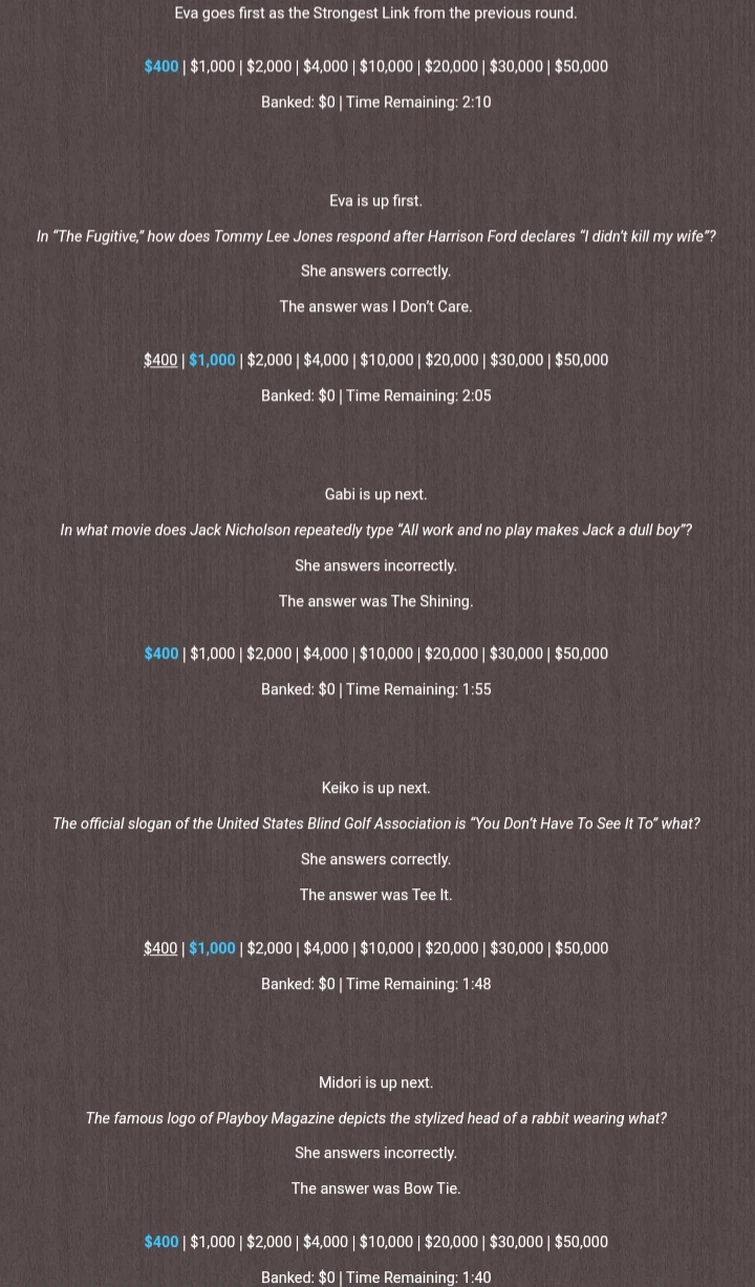 The Miikest Link Expert Round 15 | Fandom