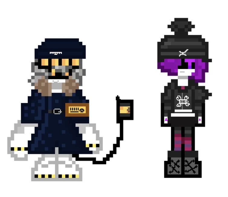 First time making pixel art also tall uzi | Fandom