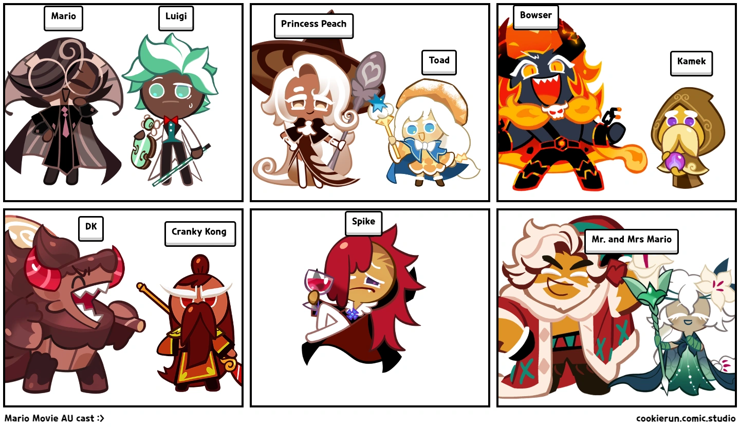 Some stuff my CRK x Mario Movie AU | Fandom