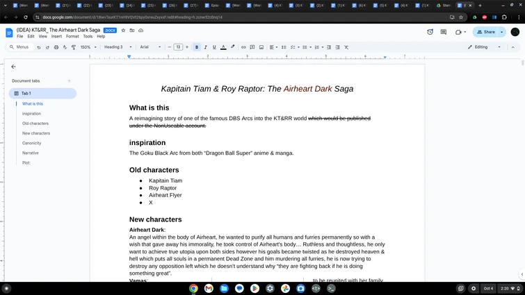 Man I have a lot of Google Doc tabs | Fandom