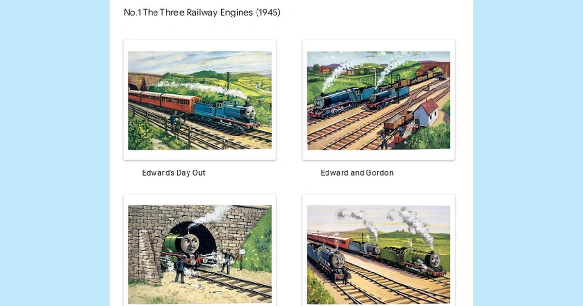 Here's to 80 years of The railway series | Fandom
