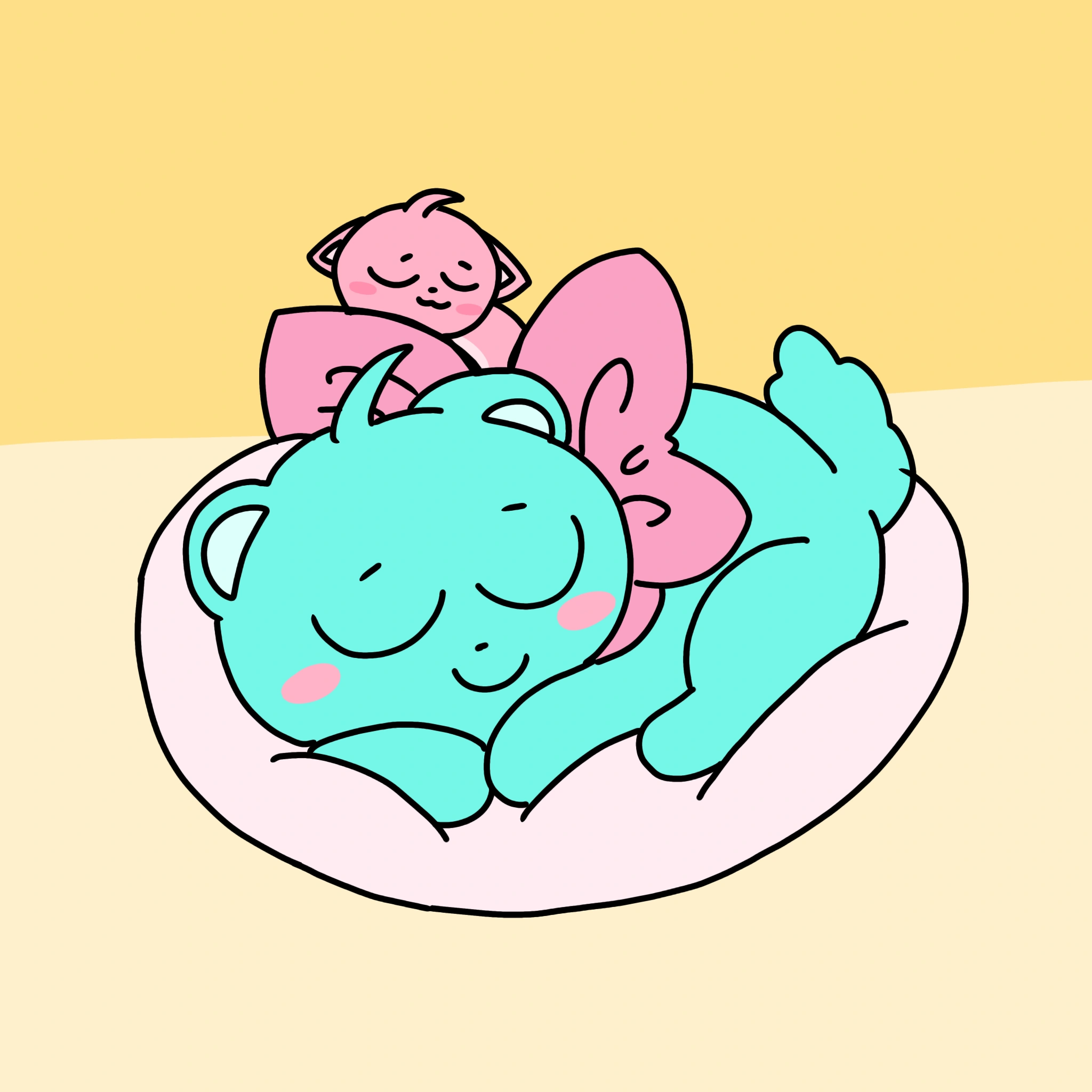 Sleeping Kitty | Fandom
