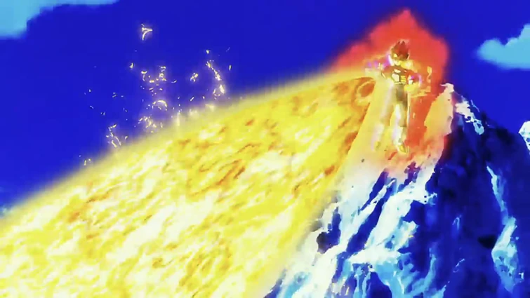 Did vegeta copy the god heat flash? | Fandom