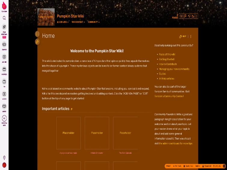 Pumpkin Star Wiki preview | Fandom