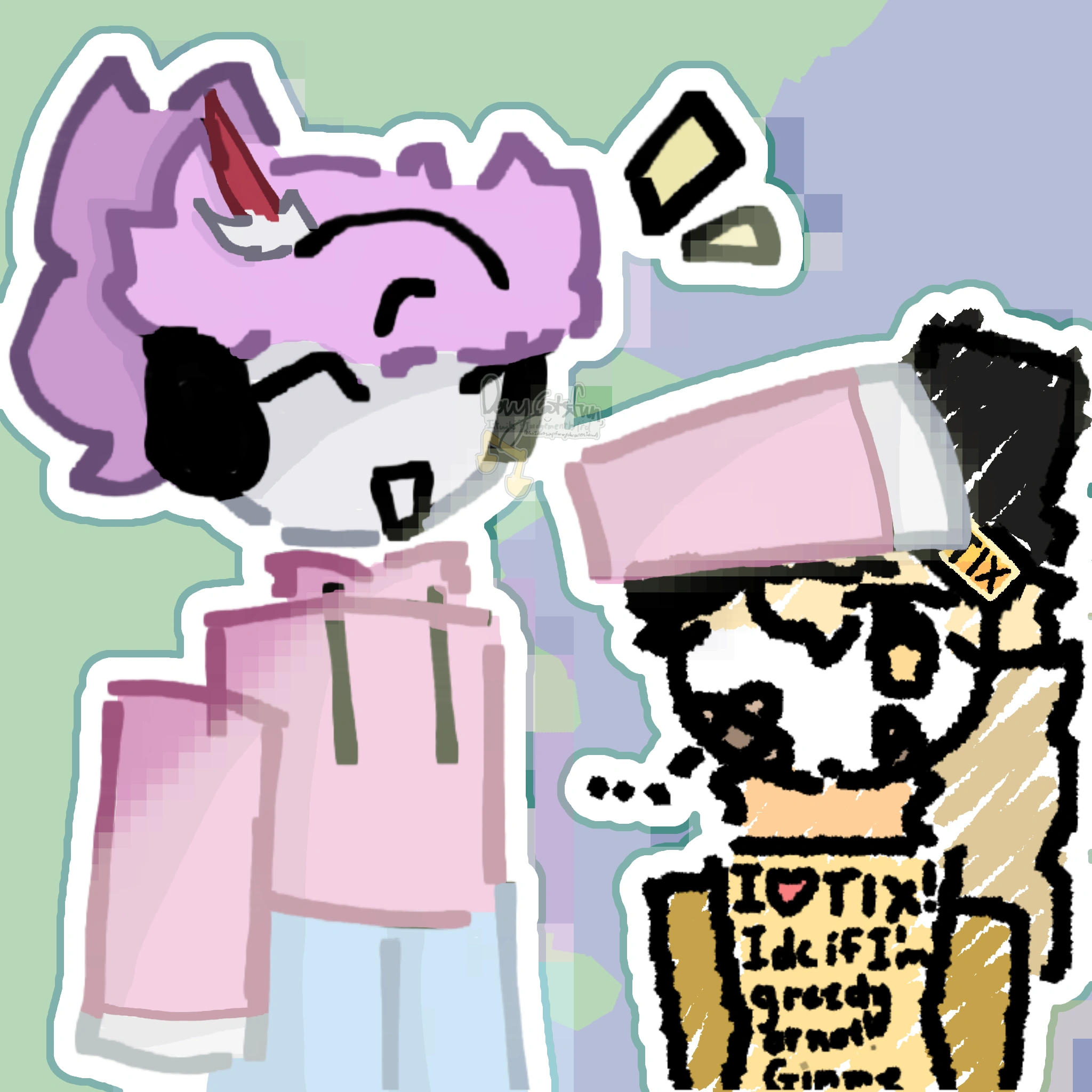 Both of my blocky styles!! | Fandom