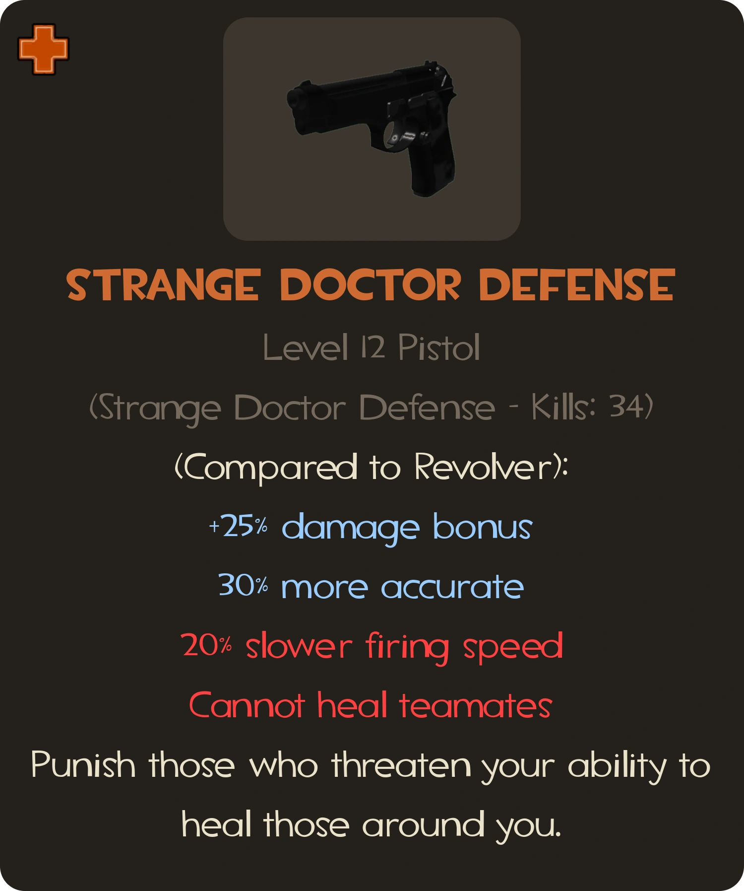Doctor Defense [Primary] (Weapon concept) | Fandom