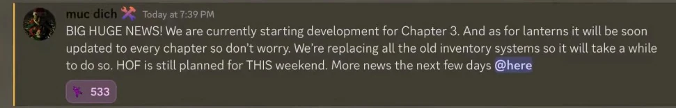 DEVELOPER ANNOUNCEMENT FOR 'JEALOUSY' CHAPTER III | Fandom