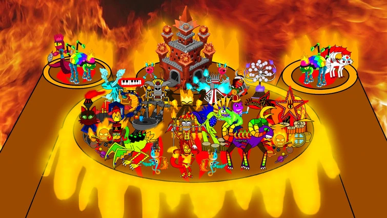 Here’s Blaze Island With the first Elementhereals with only the Blaze ...