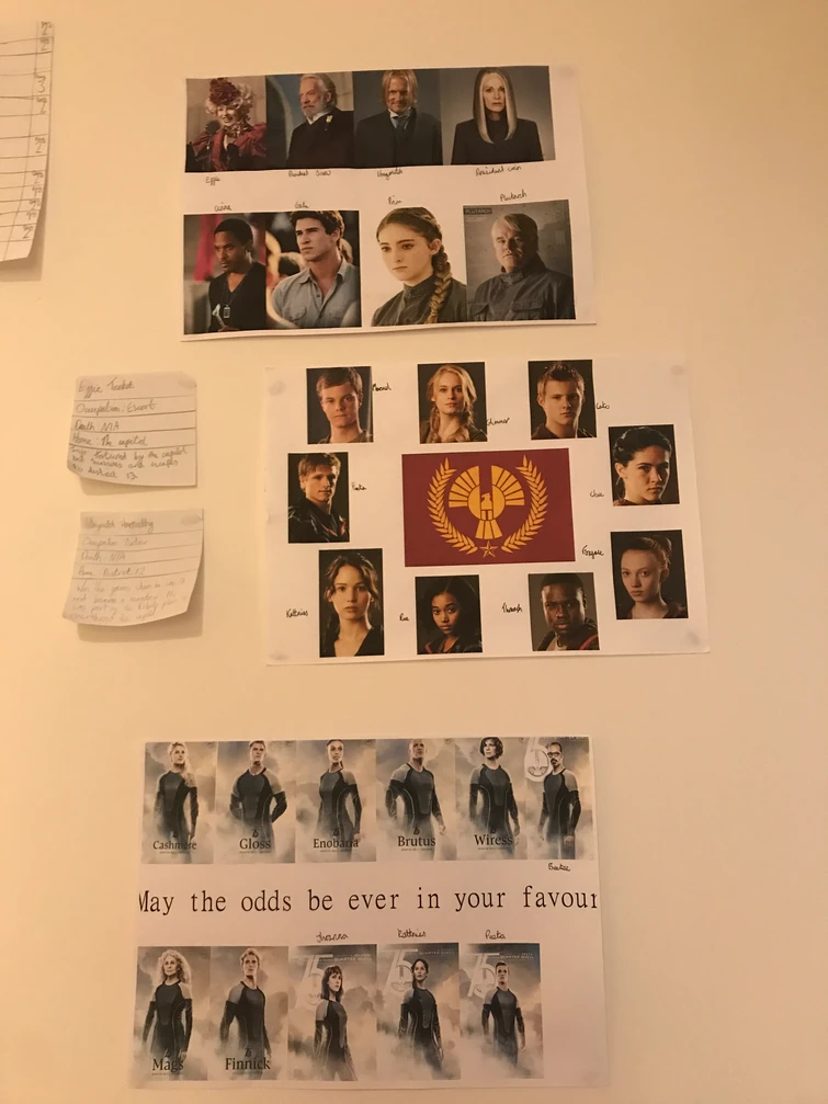 My hunger games wall!!!! | Fandom