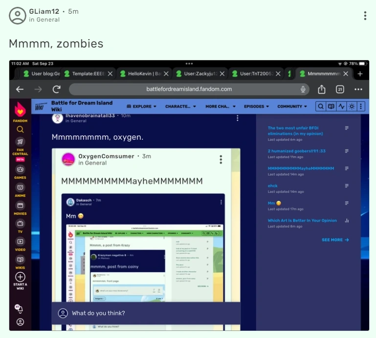 mmmmm. tpot 8 | Fandom