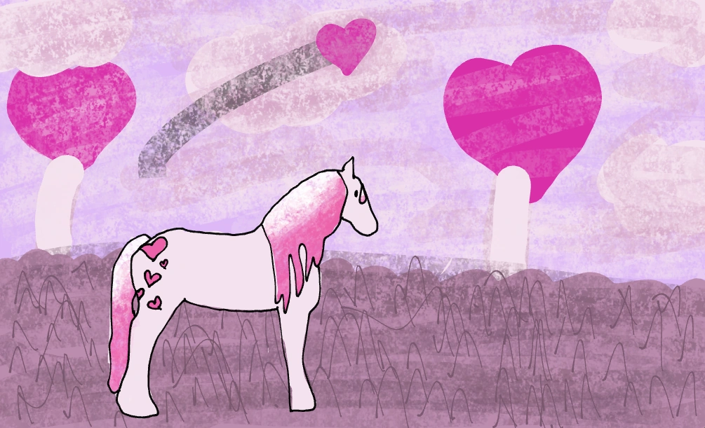 ive finished my love dapple fri drawing