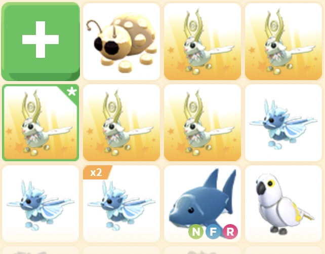 Lf glacier moths, white amazons, diamond butterflies, dogs (not the starter egg kind) or offers ...