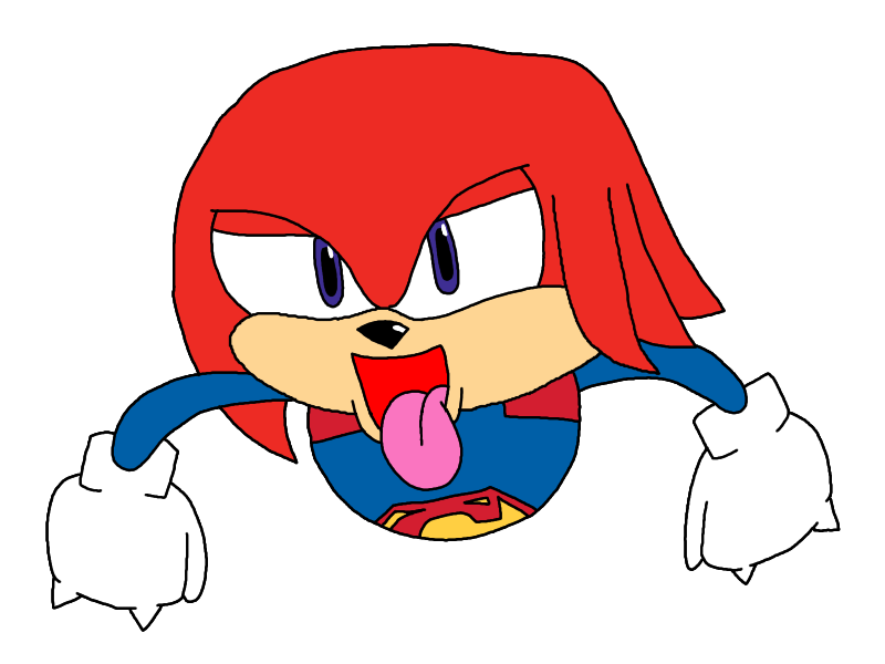 Knuckles flying as Superman! | Fandom