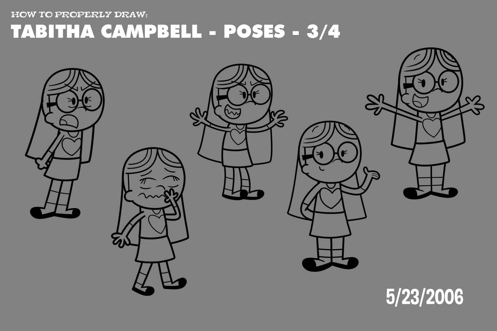 Model Sheets for Tabitha from 2006. | Fandom