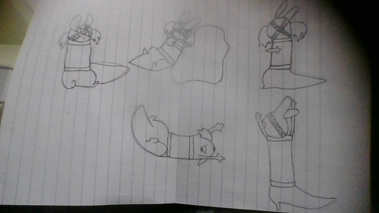 Practicing drawing SlugCats from RainWorld (Also this is my slugcat oc ...