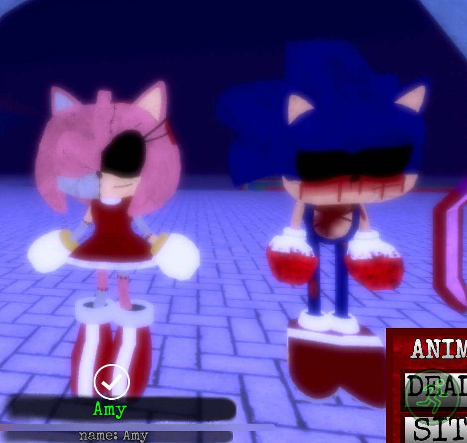 Sonic exe and Amy exe in Roblox | Fandom