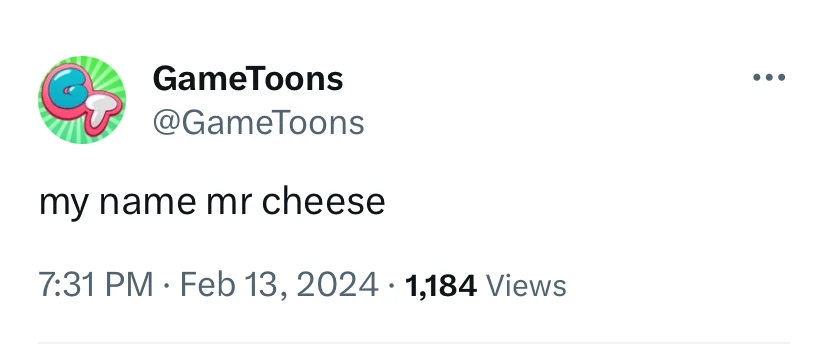 New Tweet from Gametoon’s Twitter account. | Fandom