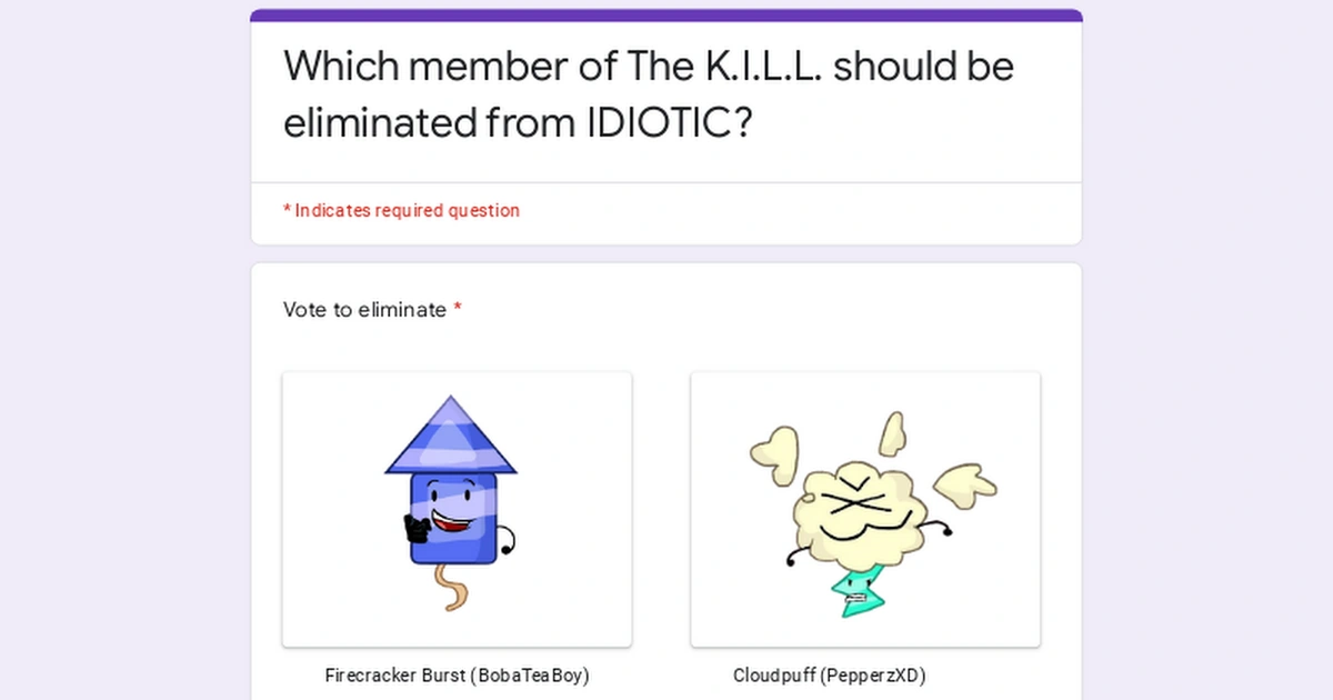 IDIOTIC Voting 2: Break at Flake | Fandom