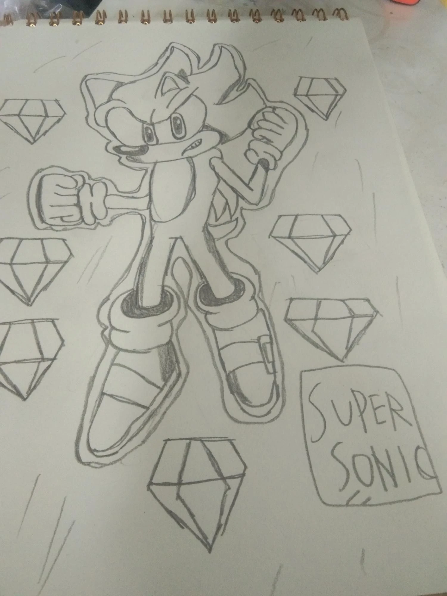 My super sonic drawing | Fandom