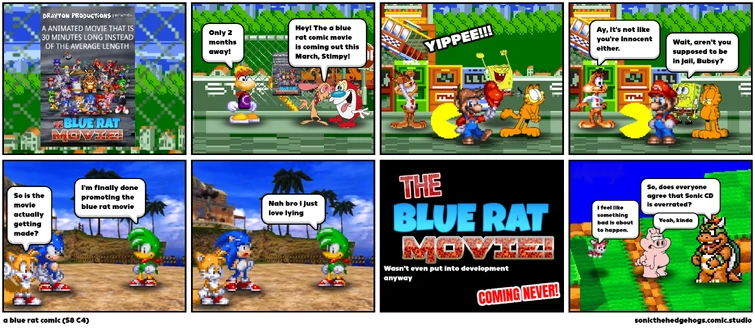 a blue rat comic #150: Blue Rat Movie Promo #0 | Fandom