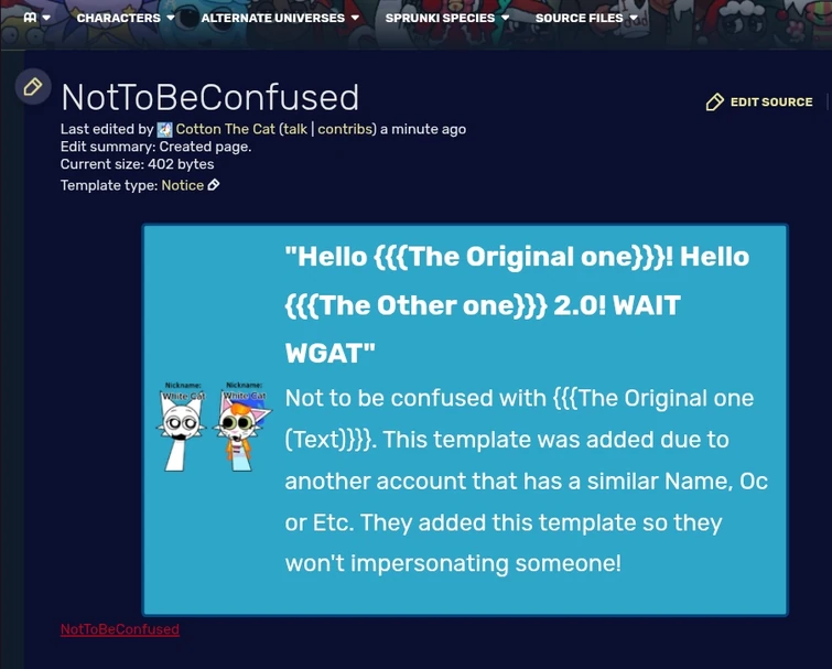 WAIT HOLD ON NVM I KNOW HOW TO MAKE A NOTICE TEMPLATE NOW- | Fandom