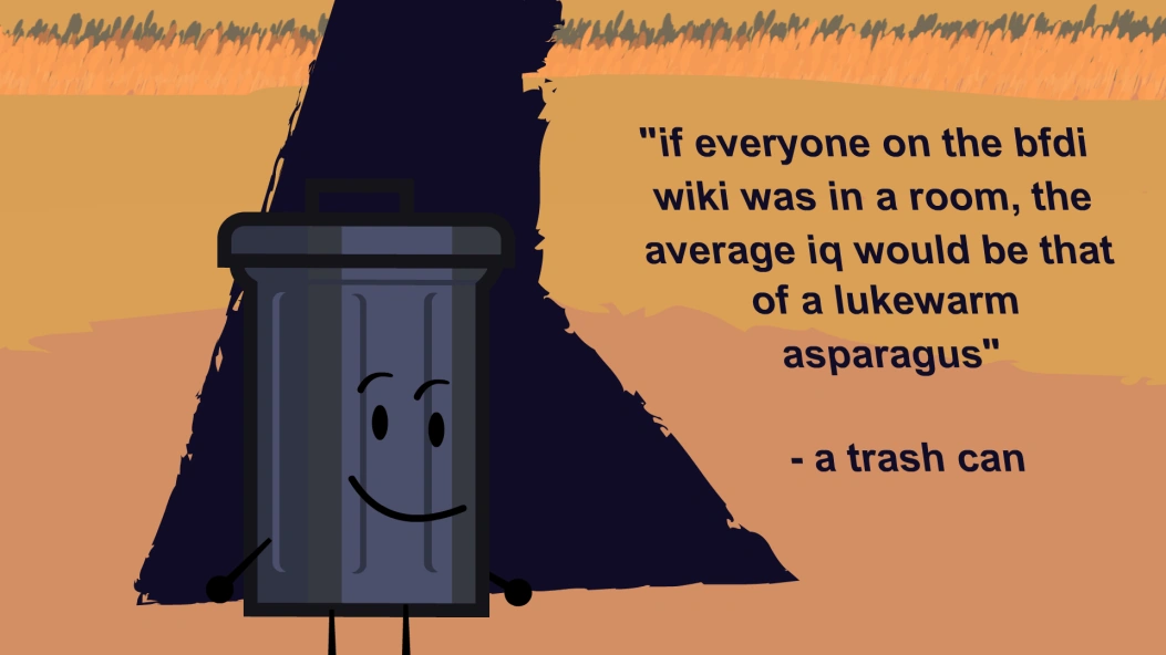 "if everyone on the wiki was in a room, the average iq would be that of ...