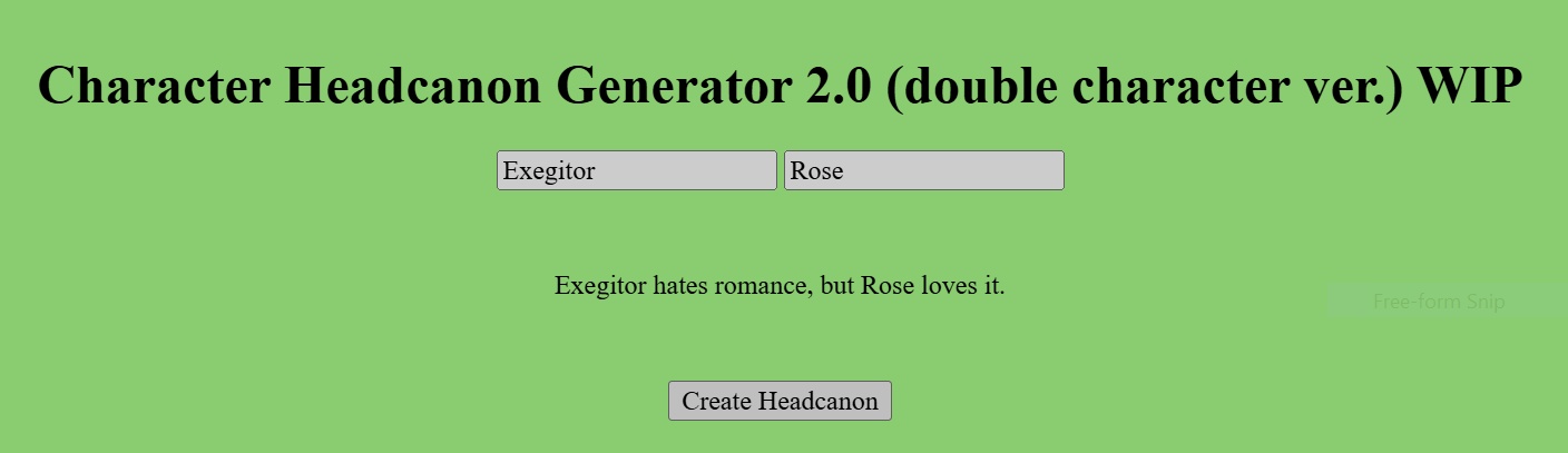 double character headcanon | Fandom