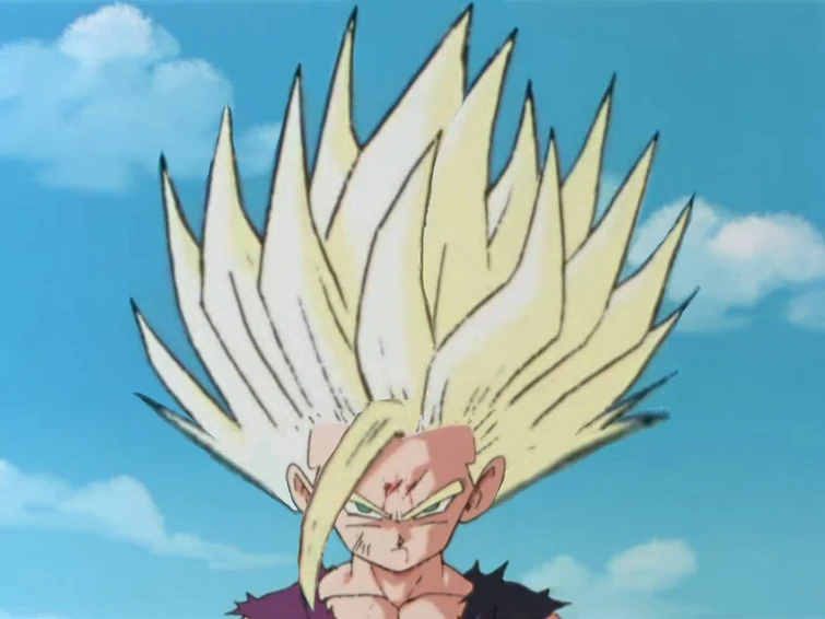 If Gohan hadn’t cut his hair before the cell saga. (No, I didn’t make ...