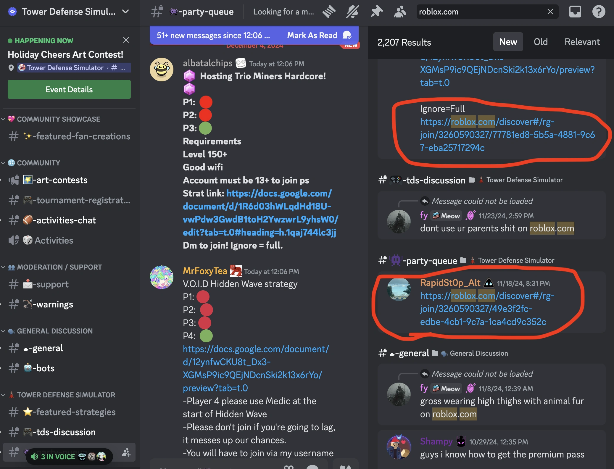 Search "roblox.com" in the Discord to find current private servers. Map ...