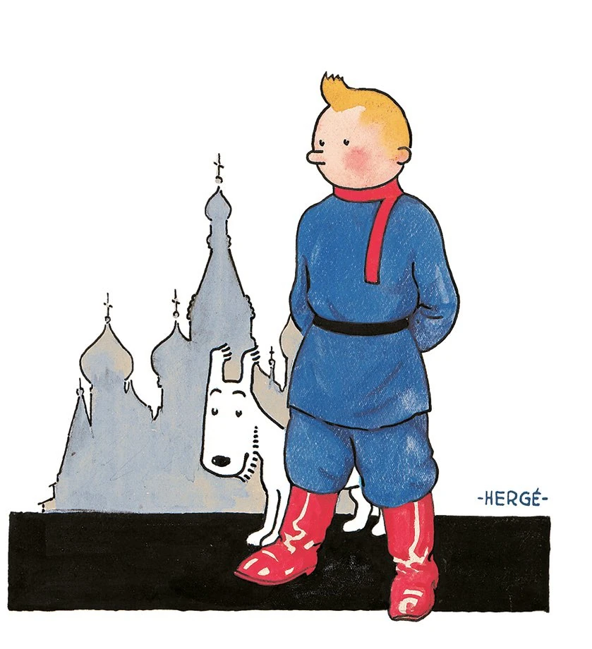The original versions of Tintin and Popeye are now in the public domain ...