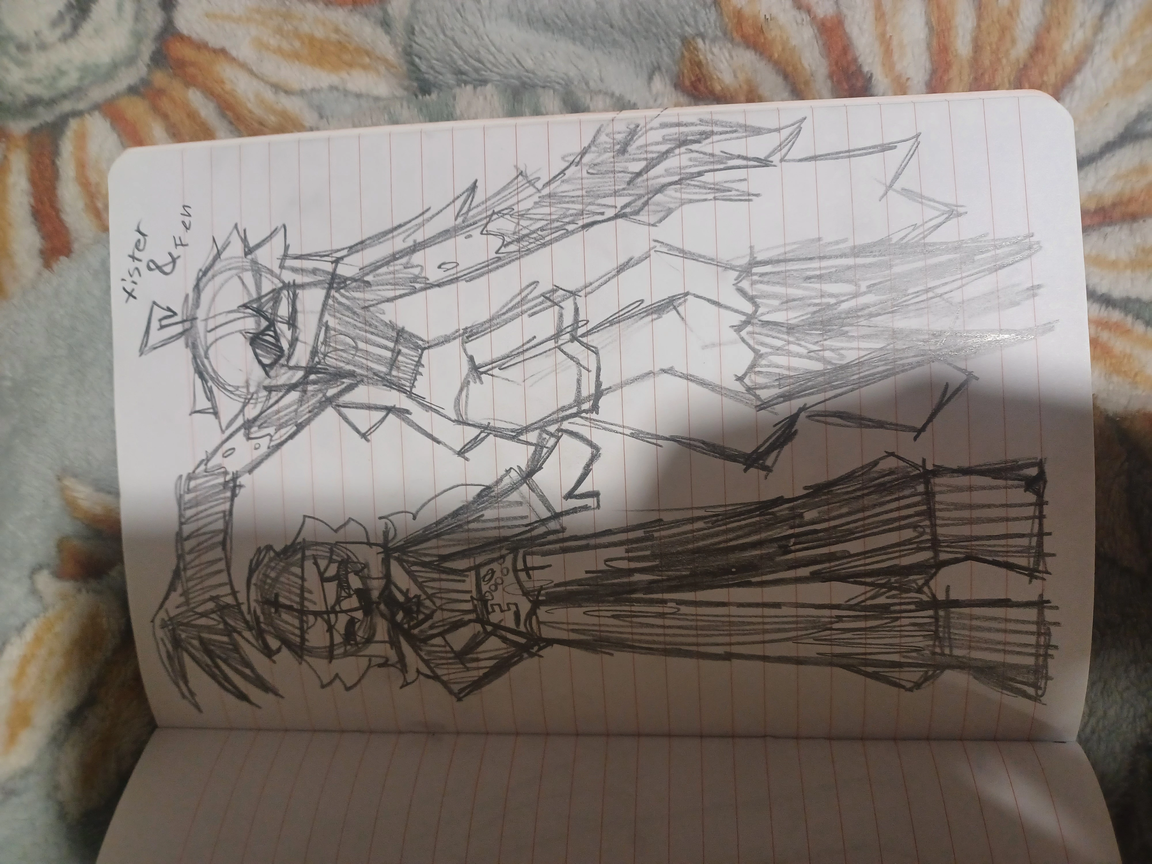 Cutely throws Xister and Fen art at you👹👹 | Fandom