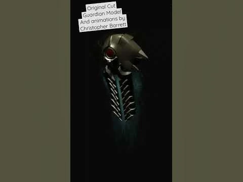 The Guardian Sentinel model from Halo 3 was recently dug up and ...