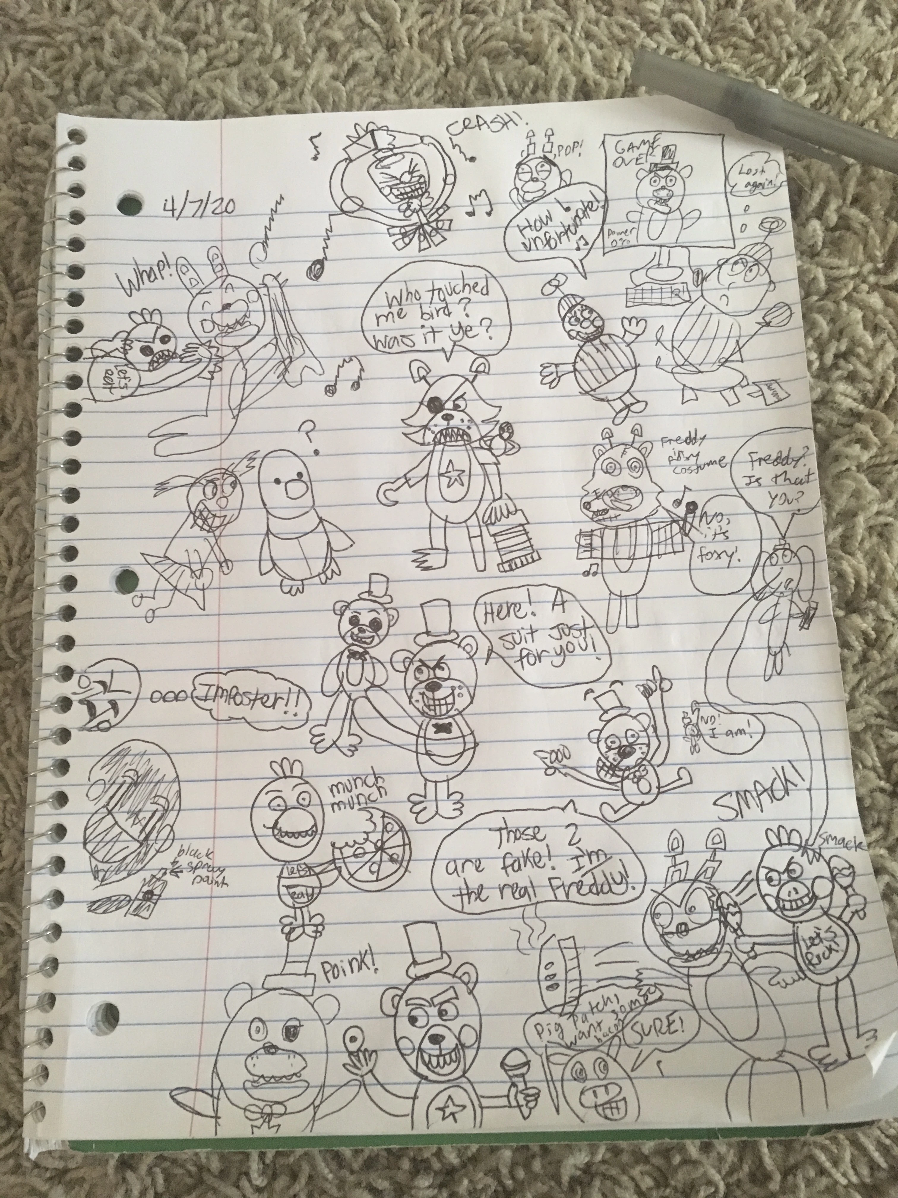 Yet another weird FNaF drawing | Fandom