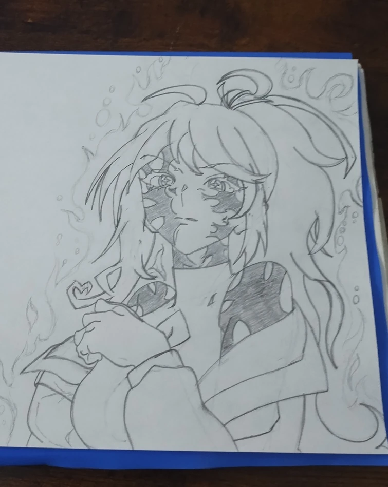 Tried to give one of my friends' OC's the Awakened Maki scars | Fandom