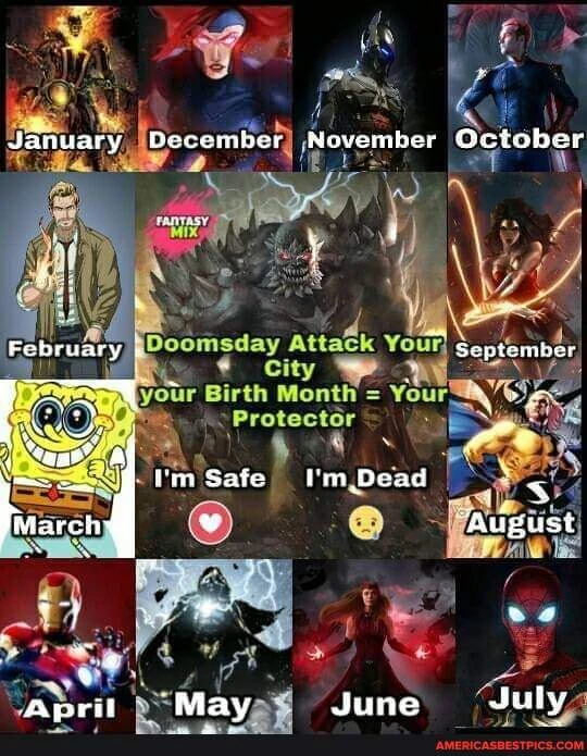 Your birth month is who will protect you from Doomsday | Fandom