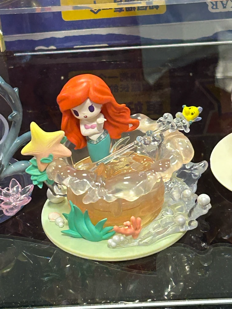 Chibi Ariel and flounder in a teacup | Fandom