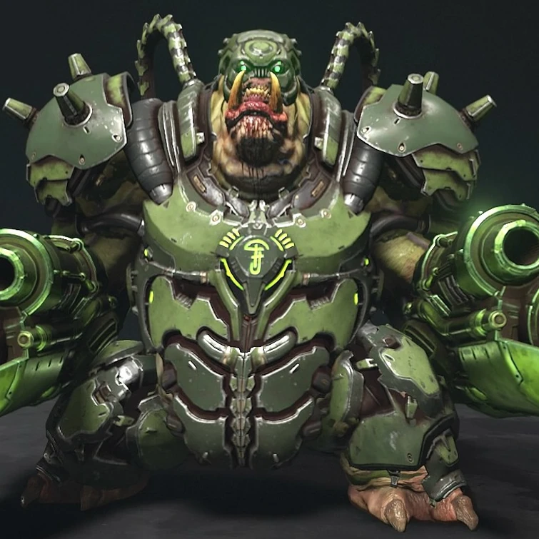 Doom Fandom Tournament: Baron of Hell (2016) vs Cyber Mancubus (Eternal ...