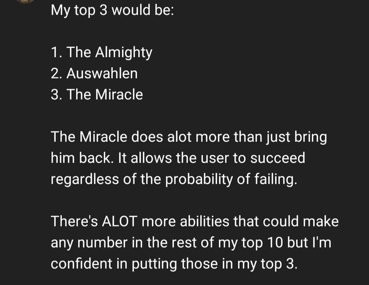 What, in your opinion, are the top 10 most OP abilities in the series ...