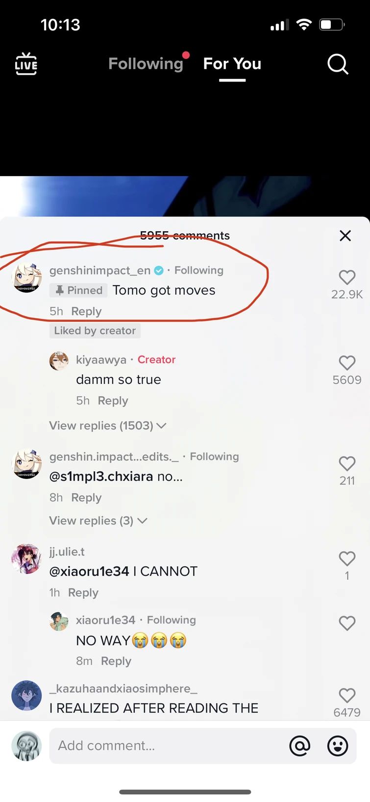 They're starting to comment on other videos now 😭 | Fandom