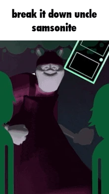Break it down Uncle Samsonite! | Fandom