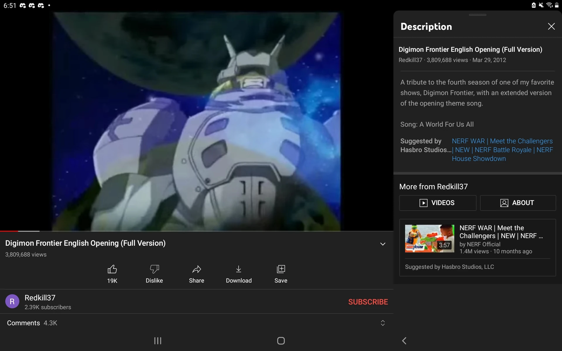 A Hasbro copyright notice on a Digimon YouTube video? | Fandom