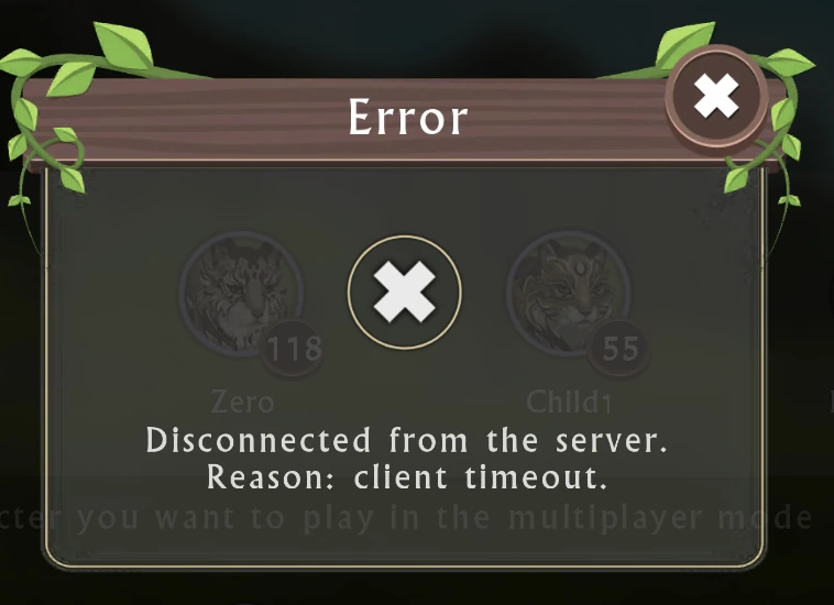 Can’t join Multiplayer because of ‘Client Timeout’ | Fandom